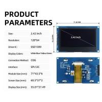 China 2.42 Inch OLED Display Module with 128x64 Resolution and SPI & I2C Interface for sale