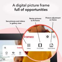 China 10.1 Inch WiFi Cloud Digital Photo Frame 1080P IPS Touch Screen for sale