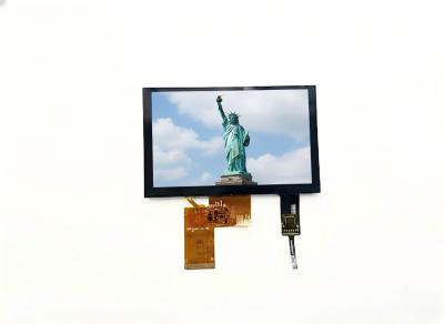 China 5.0 Inch TFT LCD Touch Screen with 800x480 Resolution RGB Interface and 1000 Cd/m² High Luminance for sale