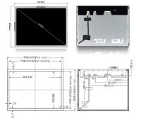 China 15 Inch High Brightness TFT LCD Screen with Capacitive Touch for Industrial Applications for sale