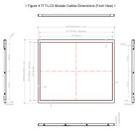 China 17 Inch SXGA Resolution TFT LCD Panel with LVDS Interface for Industrial Display Screen for sale