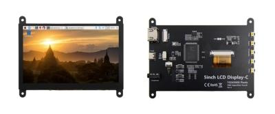 China YBC050PKH-Q1 5 Inch 1024×600 HDMI LCD Display with 5-Point Capacitive Touch for Raspberry Pi and Mini PCs for sale