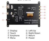China YBC050PKH-Q1 5 Inch 1024×600 HDMI LCD Display with 5-Point Capacitive Touch for Raspberry Pi and Mini PCs for sale