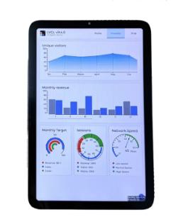 China YBC101NSD-T2 10.1 Inch IPS LCD Display with 800×1280 Resolution and Full Lamination Capacitive Touch Screen for sale