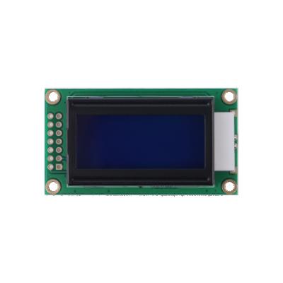 China YMC0802SB-X01 Monochrome LCD Module 5.0V ST7066 Drive IC STN Blue for sale