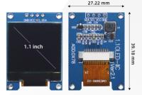 China 1.1 Inch 64x128 OLED Display SH1107G COG I2C Interface 3.3~5V DC for sale