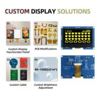 China 2.42 Inch 128x64 Dot Matrix OLED Display Module with SSD1309 I2C 4-Pin Interface for sale