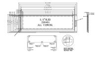 China 5.5 Inch 256x64 OLED Module SSD1322 15-Pin 3/4-wire SPI 8-bit Parallel Interface for sale