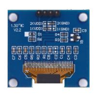 China 1.3 Inch White OLED Display 128x64 I2C 4-Pin SH1106 3.0V Wide Temperature for sale