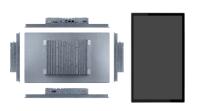 China YZY PC173H 17.3 Inch H Type Industrial Panel PC with IP65 Fanless Design and Wide Temperature Range for HMI Applications for sale
