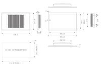 China YZY PC173H 17.3 Inch H Type Industrial Panel PC with IP65 Fanless Design and Wide Temperature Range for HMI Applications for sale
