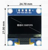 China GME096NWBY-B-49 0.96 Inch 128x64 COG OLED Module SSD1315 I2C Interface 3.3V for sale