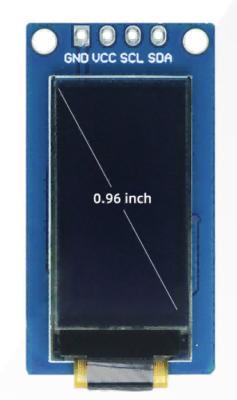 China 0.96 Inch 128x64 Resolution COG OLED Display Module with I2C Interface and SH1107 Driver for sale