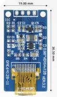 China 0.96 Inch 128x64 Resolution COG OLED Display Module with I2C Interface and SH1107 Driver for sale
