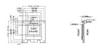 China 0.66 Inch 64*48 Dot Matrix OLED Module 0.66-4pin SSD1306 I2C 4-Pin 3.3~5V for sale