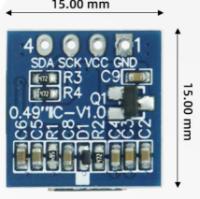 China GME6432-06 0.49 Inch 64x32 Dot Matrix OLED Display Module with SSD1315 Driver for sale