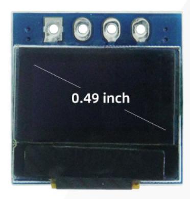 China GME6432-06 0.49 Inch 64x32 Dot Matrix OLED Display Module with SSD1315 Driver for sale