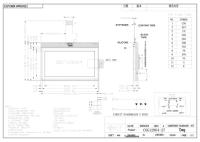China COG12864-27 128x64 FSTN Transmissive LCD Module Wide Temp 3.3V Drive for sale
