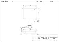 China COG12864-21 128x64 FSTN Positive Transmissive LCD Module ST7567 Driver for sale