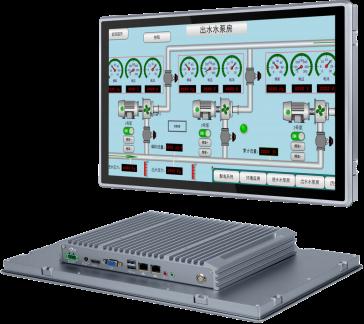 China YZY PC156M 15.6 Inch IP65 Fanless Industrial Computer with Wide Temperature Range and Embedded Touch Panel PC for sale
