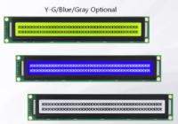China YZY 40x2 COB Character LCD Module with STN Yellow Green Positive Display for sale