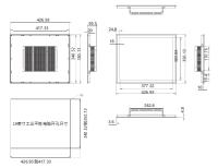 China YZY PC190M 19 Inch IP65 Fanless Industrial Computer with Wide Temperature Range and Embedded Touch Panel PC for sale