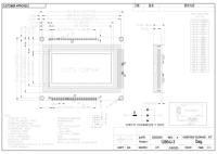 China YZY 128x64 Dot Matrix LCD Module with STN Blue Negative Display 5V Logic Supply for sale