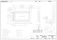 China YZY 128x64 Dot Matrix LCD Module with STN Blue Negative Display for sale