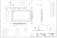 China 128x64 COB LCD Module with STN Blue Negative Display and 20-pin Parallel Interface for sale