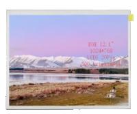 China 12.1 Inch BOE PV121X0M-N10 TFT LCD Display Module 1024x768 XGA LVDS Interface for Industrial Control for sale