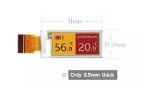 China 0.97 Inch Ultra Low Power BWRY E Paper Display for Retail Digital Price Tags and IoT Applications for sale