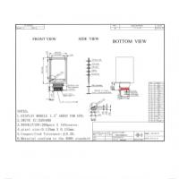 China YE0130S3‑X1 1.3 Inch EPD Display Module 144×200 Ultra Low Power Electronic Shelf Label Screen for sale