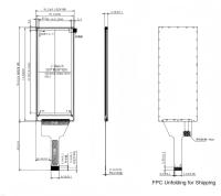 China 3.16 Inch 320×820 TFT LCD Module MIPI Interface ST7701S Driver IC for Industrial Instrument for sale