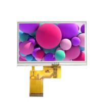 China 4.3 Inch 800x480 Resolution TFT LCD Module with RGB 24-bit Interface and 300 cd/m² Brightness Display Panel for sale
