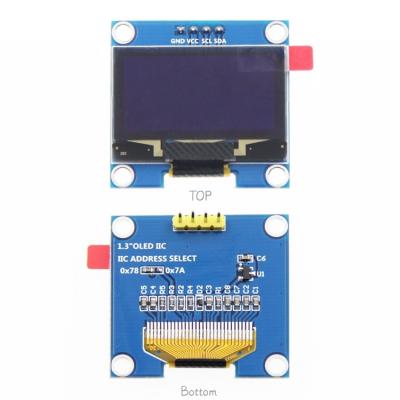 China YOK130MGI-Q1 1.3inch OLED Module SH1106 Display with 128x64 Resolution IIC Interface for STM32, C51,Arduino, Raspberry Pi and MSP430  platforms for sale