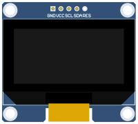 China YOK154MGI-Q1 1.54inch OLED Module SSD1309 Display with 128x64 Resolution IIC Interface for STM32, C51,Arduino, Raspberry Pi and MSP430  platforms for sale