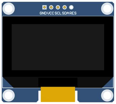 China YOK154MGI-Q1 1.54inch OLED Module SSD1309 Display with 128x64 Resolution IIC Interface for STM32, C51,Arduino, Raspberry Pi and MSP430  platforms for sale