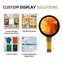 China 1.5 Inch Round LCD Display with 360×360 Resolution QSPI Interface and 16 Pin Connector for Smart Watches for sale