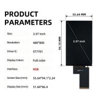China 3.97 Inch IPS TFT LCD Module 480×800 24bit RGB 40-Pin ST7701S Driver for Smart Devices for sale