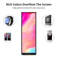 China 2.79 Inch IPS 142x428 Resolution SPI Interface NV3007 Driver 10Pin LCD Bar TFT LCD Screen 2.8 10 Pin Stripe LCM Display Small for sale