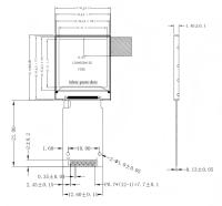 China 0.85 Inch 128×128 TFT LCD Display Module SPI 4-Line All View Angle for Wearable & Industrial Devices for sale