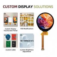 China 1.39 Inch Round IPS TFT LCD Module 360×360 16.7M Color QSPI Interface 600cd/m² Wide Temperature for sale