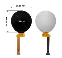 China 1.39 Inch Round IPS TFT LCD Module 360×360 16.7M Color QSPI Interface 600cd/m² Wide Temperature for sale