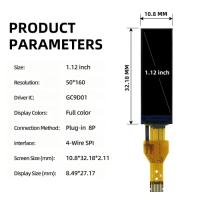 China 1.12 Inch Narrow TFT Display 4-Wire SPI 50×160 70° View for Embedded Systems for sale