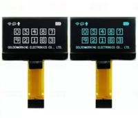 China 1.3 inch 128×64 Resolution White OLED Module with 4-Wire SPI Interface for Smart Devices for sale