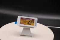 China 2.1 Inch 250×122 3-Color ESL E-Ink Tag BLE 2.4G 1200mAh Long Life Price Label for sale