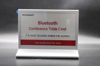 China 7.5 Inch 800×480 4-Color Dual E-Ink Table Sign  BLE5.0 Desk Nameplate for sale
