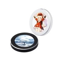 China Portable Monitor 2.1 Inch Round Display USB Interface Aluminum Alloy Secondary Screen for PC Desktop for sale
