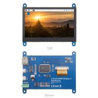 China 4.3 Inch IPS HDMI LCD Display with 800x480 Resolution and 5 Point Touch Screen Module for sale