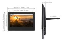 China 7 Inch IPS Touch Display Module 1024X600 5 Point Capacitive Touch Stereo Speaker Breathing Light. for sale